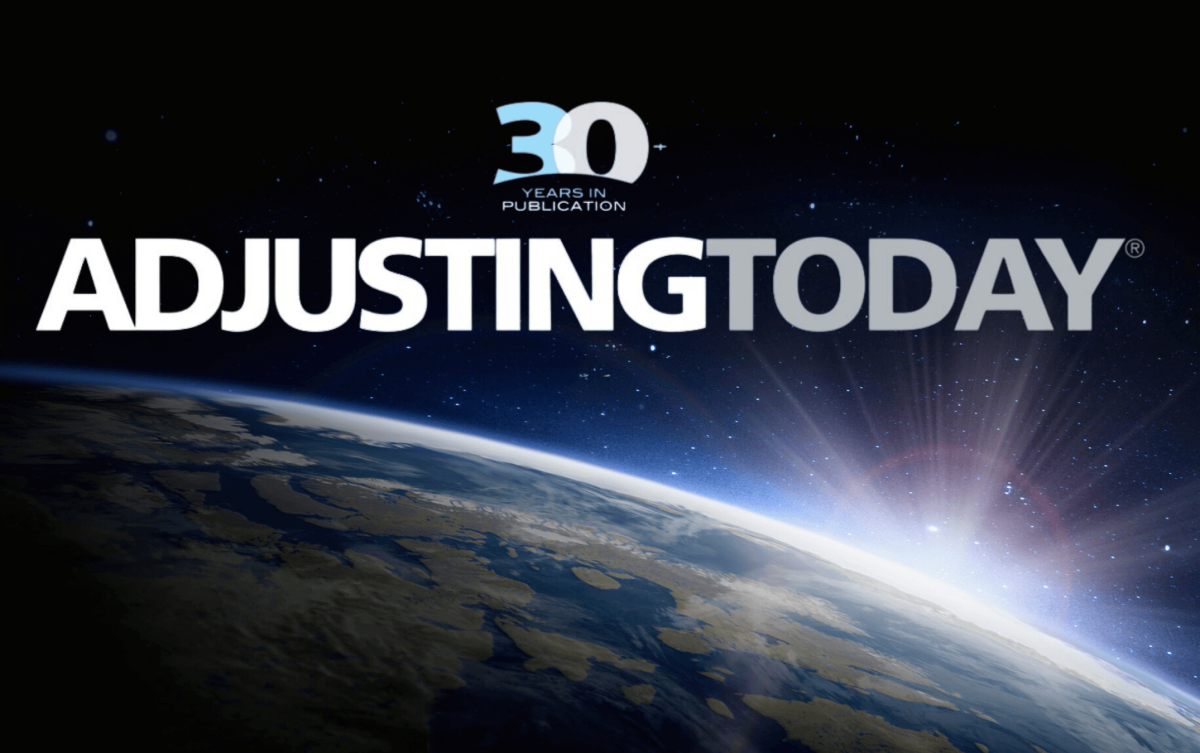 New Edition of Adjusting Today — "Avoiding a Double Disaster"